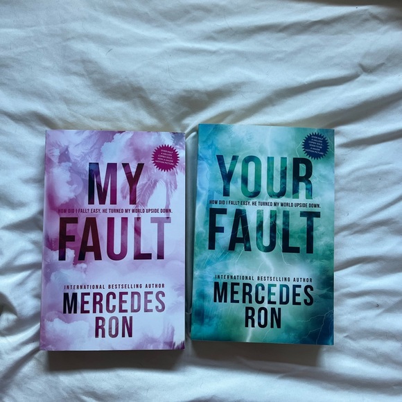 Accents | Mercedes Ron Book Set My Fault Your Fault | Poshmark